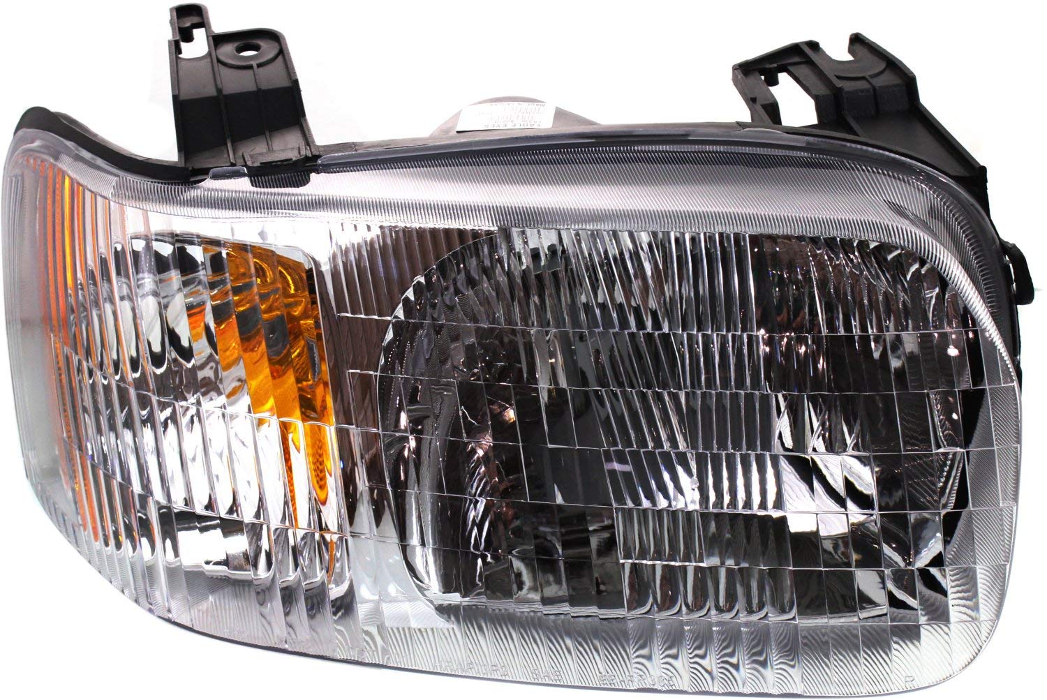 Evan Fischer Headlight Set Compatible with 2001-2004 Ford Escape, Headlights, with Bulbs Halogen Driver and Passenger Side FO2519103 FO2518103
