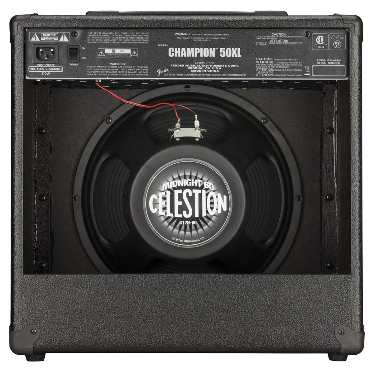 Fender Champion 50XL Guitar Amplifier, with 2-Year Warranty