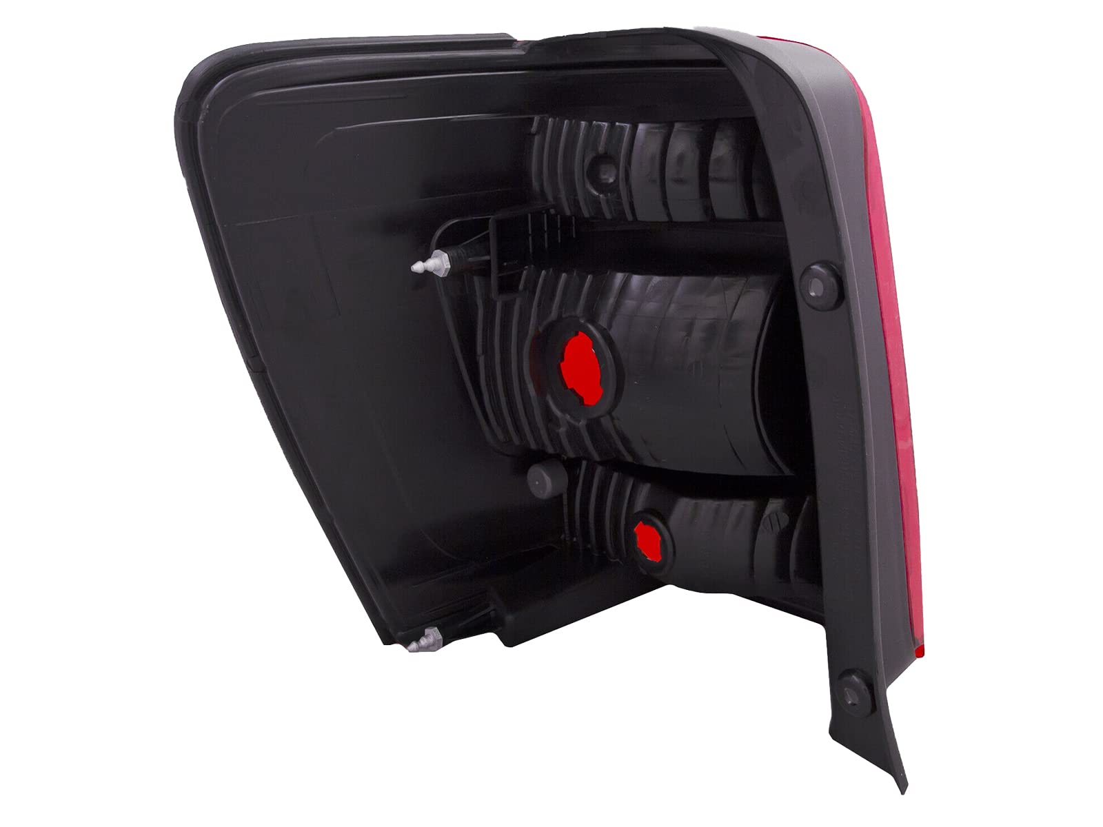 Evan Fischer Passenger Side Tail Light Lens and Housing Compatible with 2008-2012 Ford Escape