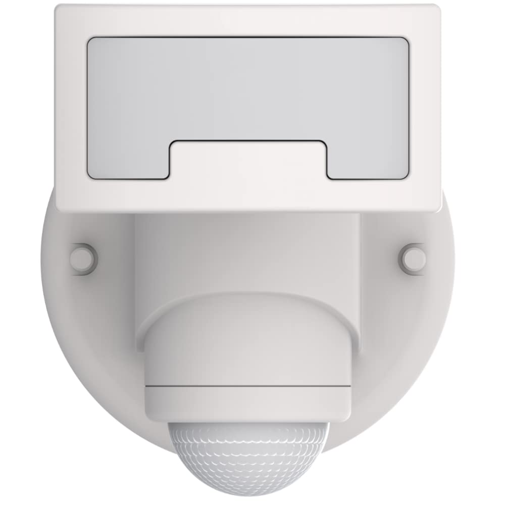 Versonel Outdoor Motion Sensor Tracking LED Floodlight Security Light (White) Nightwatcher VSL90, Rotating Movement for Intruder Deterrent