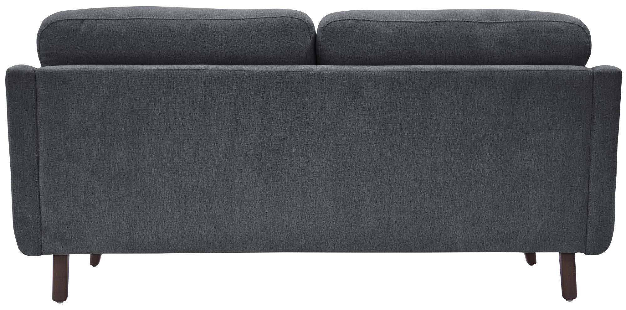 Serta Sierra Living Room Modern Design Microfiber Upholstered Couch Ideal for Smaller Spaces, 73" Sofa, Slate Gray