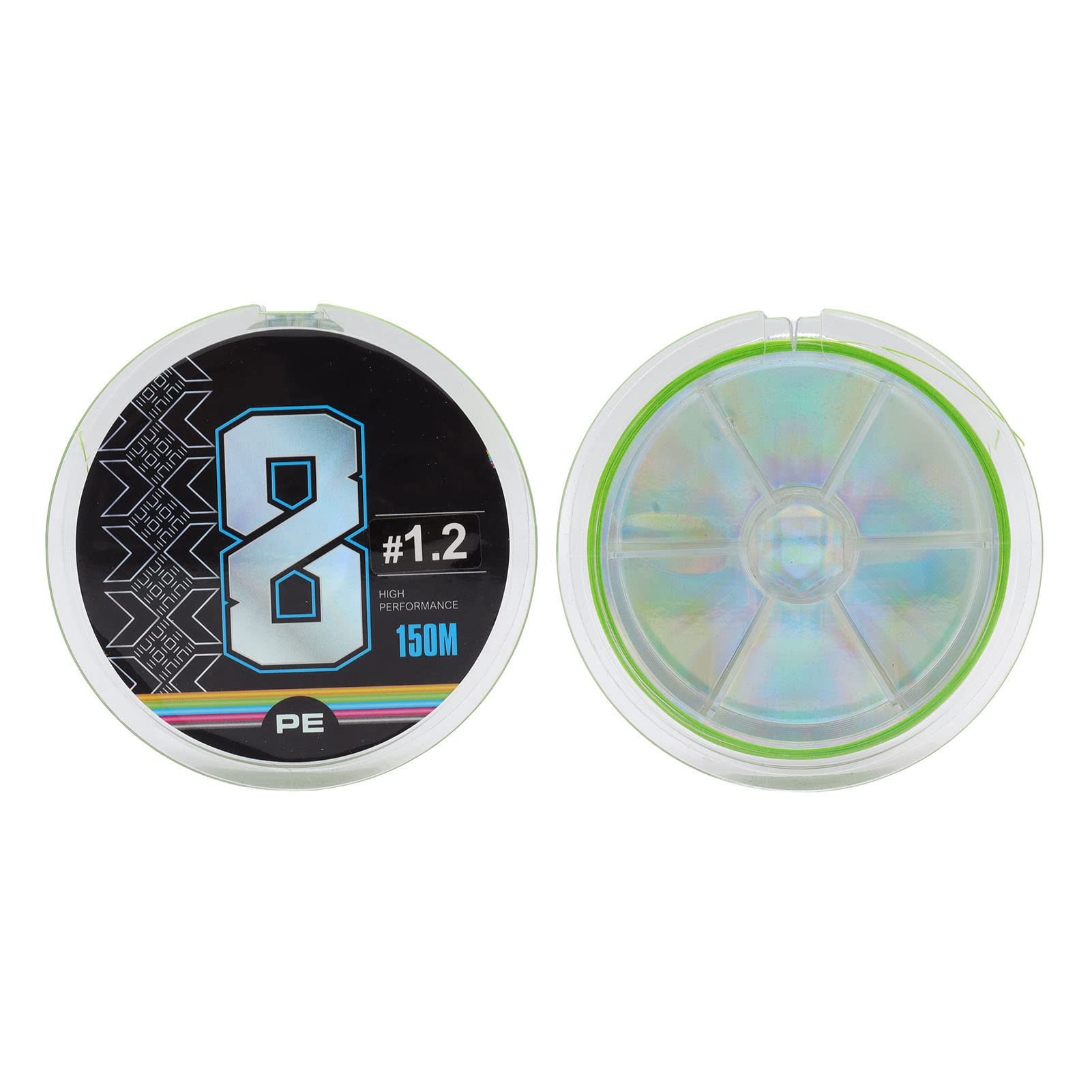 Fishing Wire, 8 PE 150m Fishing Line Fade Resistant for River Fishing (1.2#)