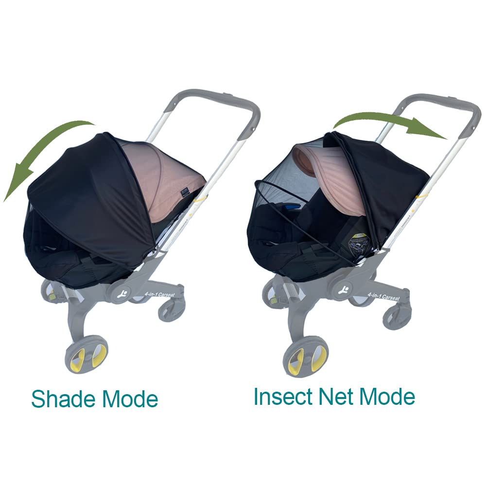 Insect Net, Mosquito Net with Sunshade β Stroller Accessories Compatible with Doona Car Seat & Stroller