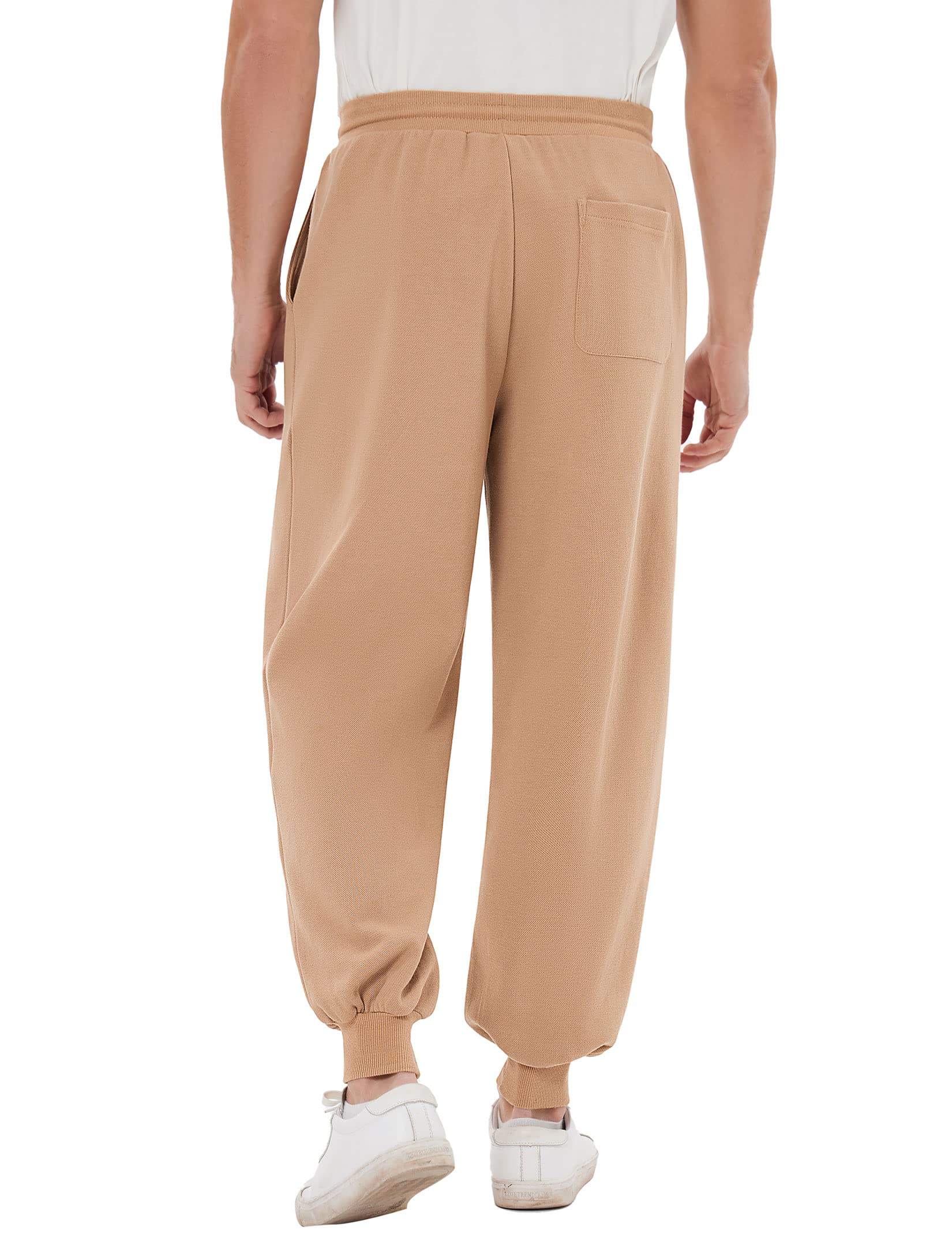 GymSmart Men's Baggy Athletic Joggers Pant with Pockets Lightweight Sweatpants for Men Jogging Gravel