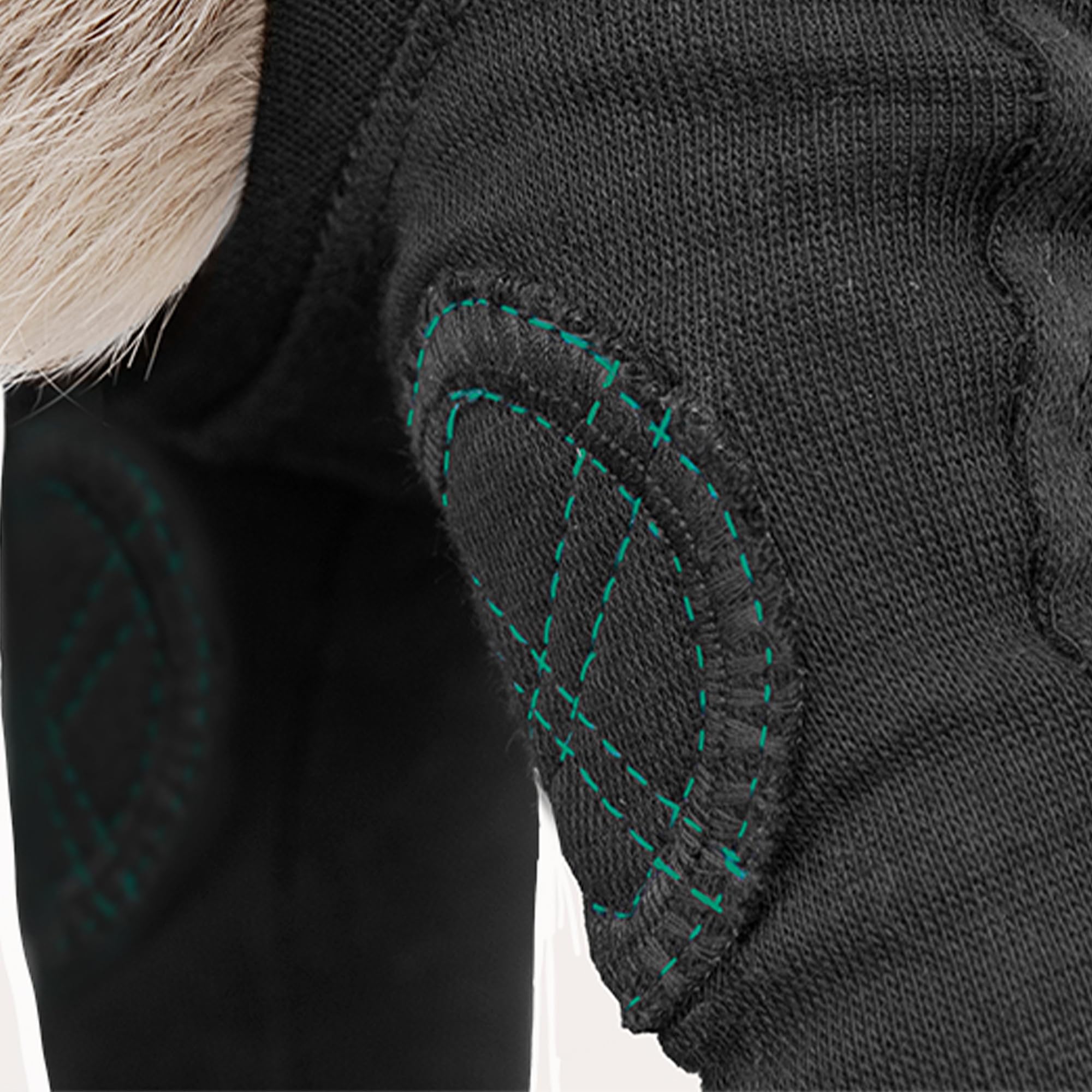 Suitical Recovery Sleeve for Dogs | Double Sleeve Front Leg Protection After Surgery | Dog Sleeve to Stop Licking | Chest Circumference 25.2”- 33.1” | Sleeve Length 13.8” | L | Double Sleeve