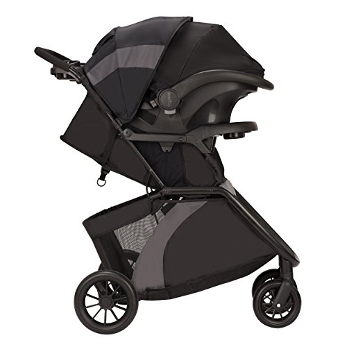 Evenflo Advanced SensorSafe Epic Travel System with LiteMax Infant Car Seat, Jet