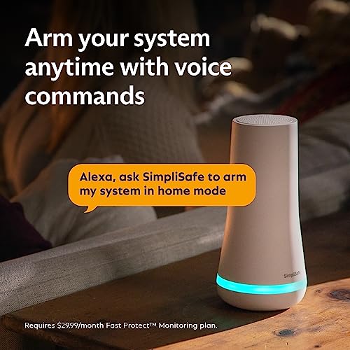 SimpliSafe 12 Piece Wireless Home Security System w/HD Camera - Optional 24/7 Professional Monitoring - No Contract - Compatible with Alexa and Google Assistant