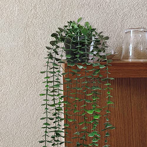 TOTOGA Artificial Hanging Plants 3 Pack Fake Potted Plants for Wall Home Room Office Indoor Decor