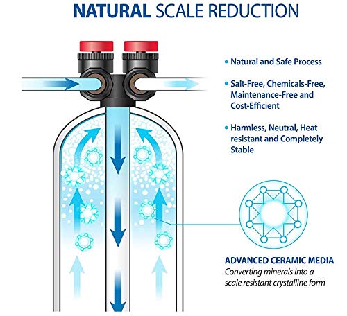 Premier Whole House Salt-Free Water Softener/Conditioner 20 GPM and Backwash Carbon Filtration System w/KDF55