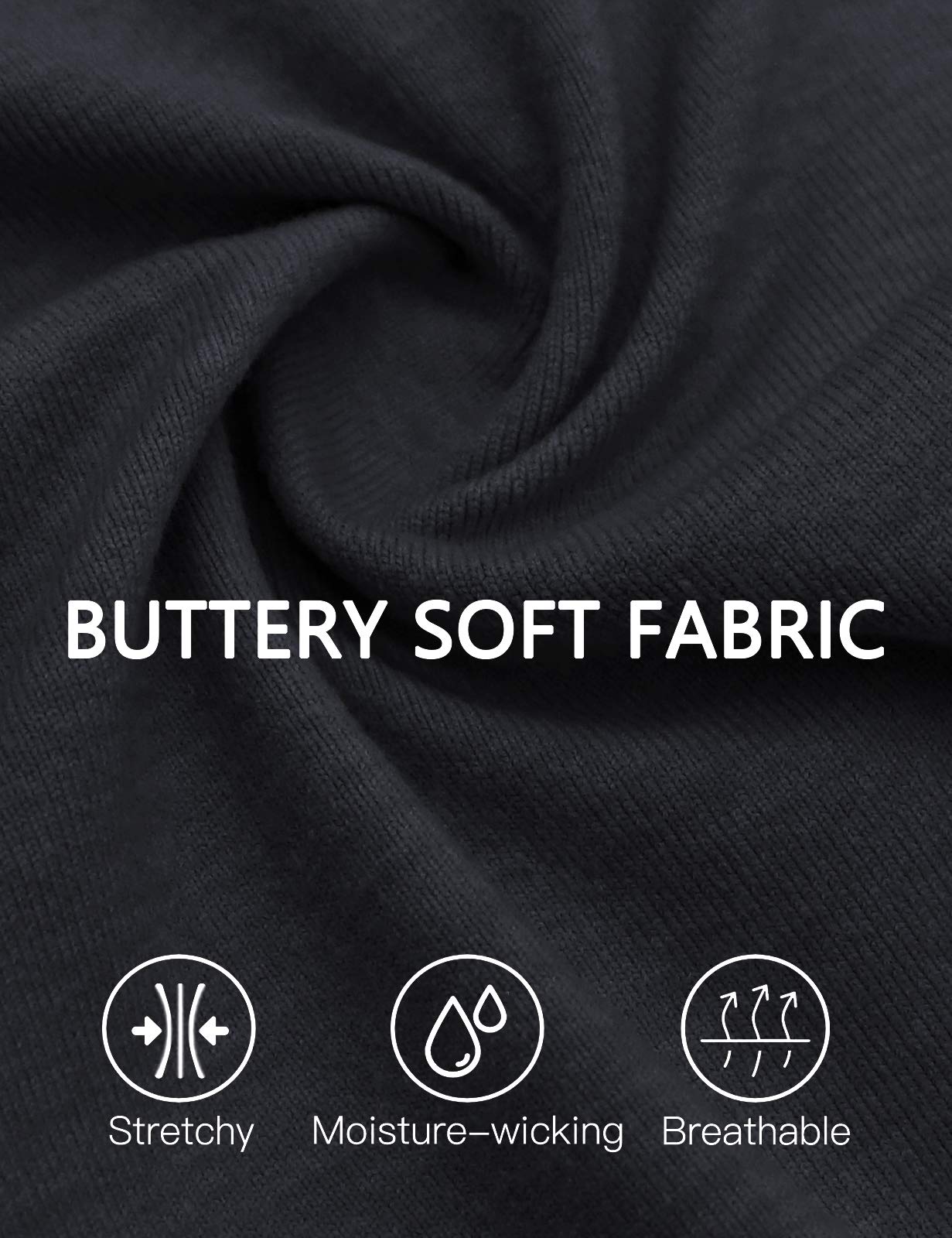 FIRST WAY Women's Buttery Soft Yoga Jogger Pants Capris High Waist with Pockets Lightweight Running Sweatpants Lounge Black M