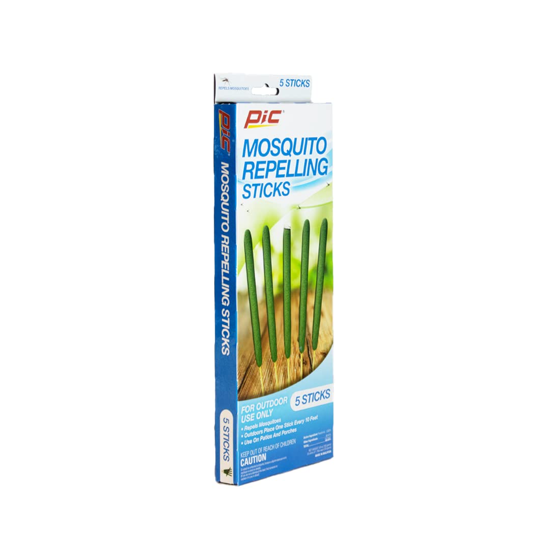 Pic MOSSTK Mosquito Repellent Stick, 5-Pack, PTRPCOMOSSTK