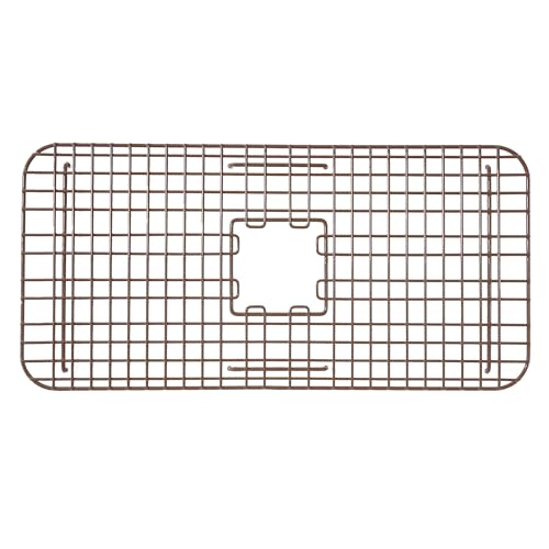 SinkSense Rohe 27.75" x 13.375" Kitchen Sink Bottom Grid, Antique Brown