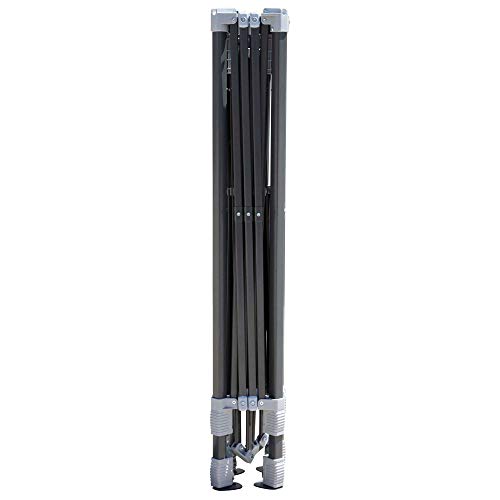 E-Z UP Spectator Instant Shelter Canopy, 13' x 13' with 169 sq ft of Shade, Vented Roof, Gray Dual Tone