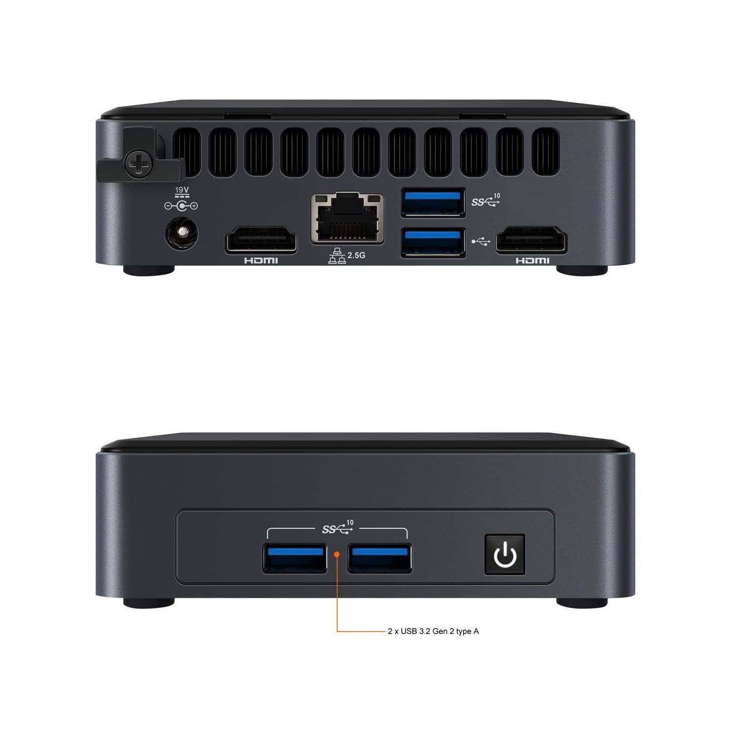 Intel NUC 11 Pro NUC11TNKV50Z Tiger Canyon Home & Business Mini PC Mini Desktop 11th Generation Intel® Core™ i5-1145G7 Processor with Intel vPro® Technology,4 Cores,8 Threads(NO RAM&SSD)