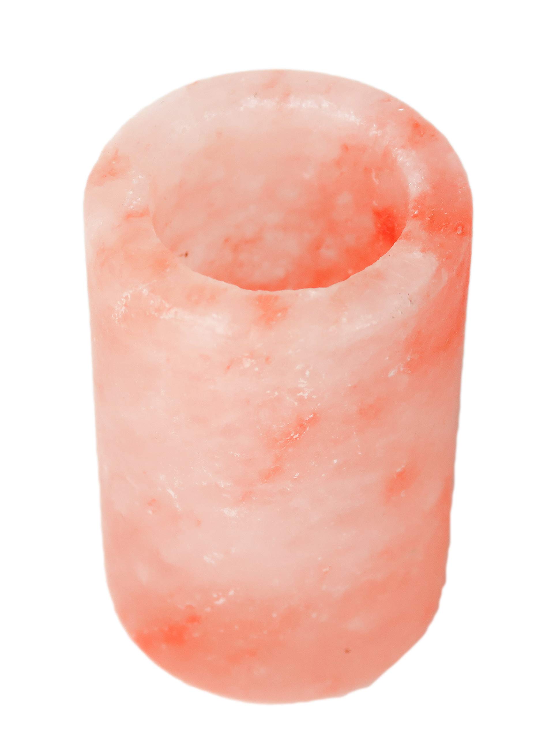 Himalayan Secrets Set of 4 Himalayan Tequila Shot Glass Set - 100% Edible Hand Carved Himalayan Crystal Salt - 3" Tall
