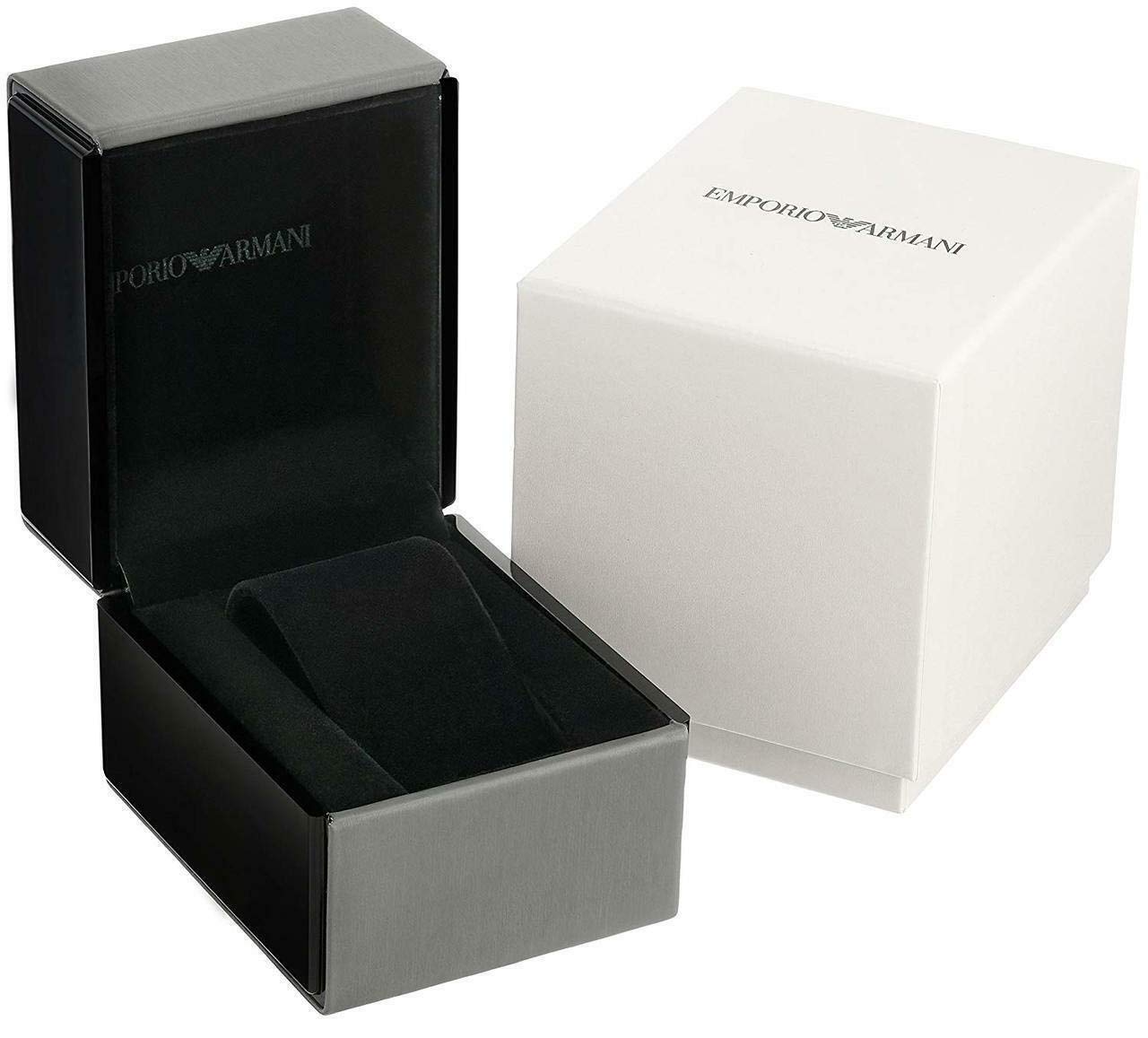 Emporio Armani Women's Two-Hand Rose Gold-Tone Stainless Steel Watch AR11167