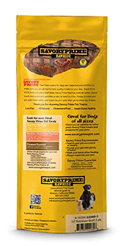 Savory Prime 2-Pack Retriever Roll, 10-Inch, Beef