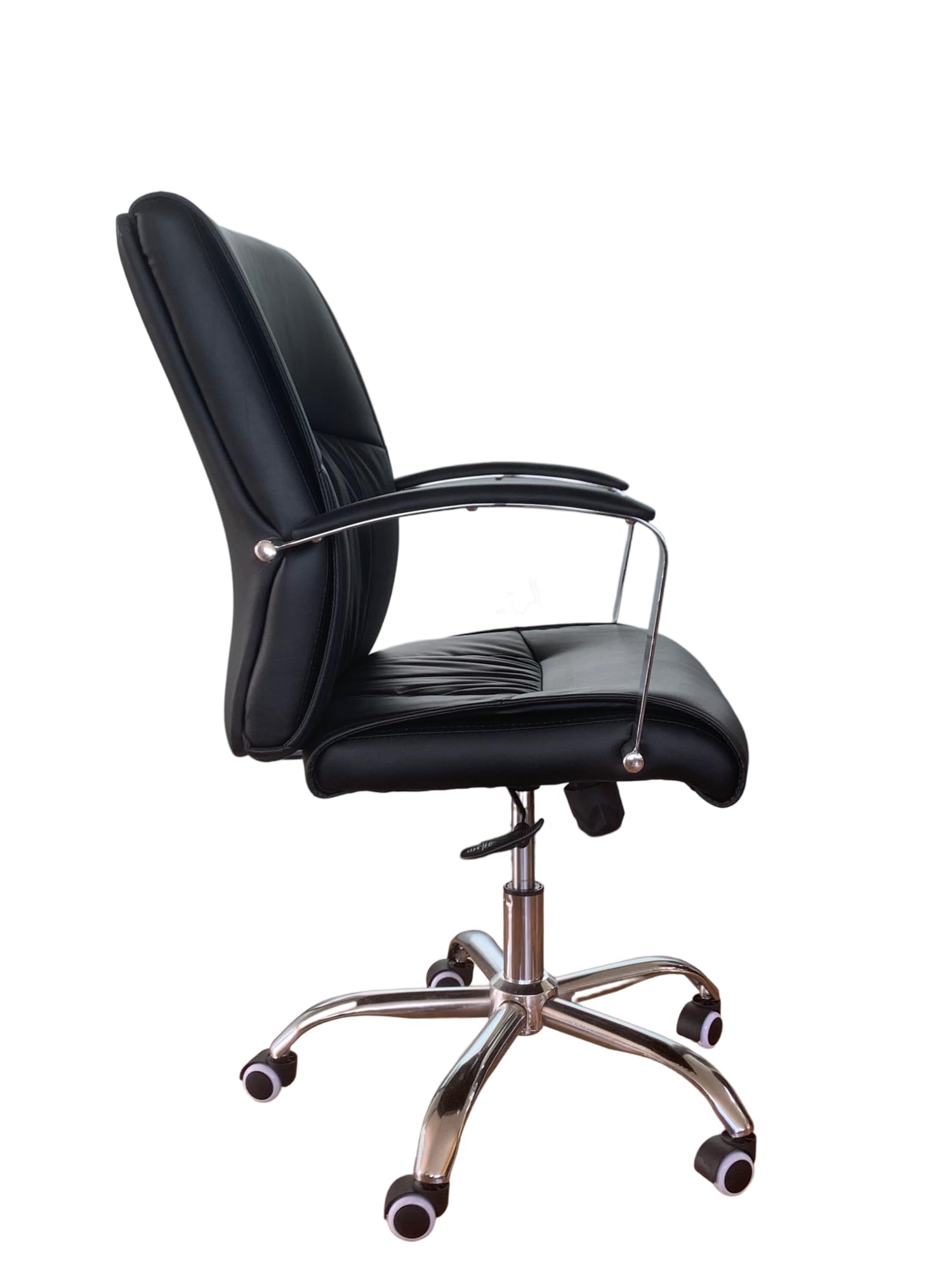 Ergonomic Executive Office Chair, Home Office Desk Chair with Lumbar Support, Computer Gaming Chair, 360° Swivel Task Chair Height Adjustable Office Table with Armrest