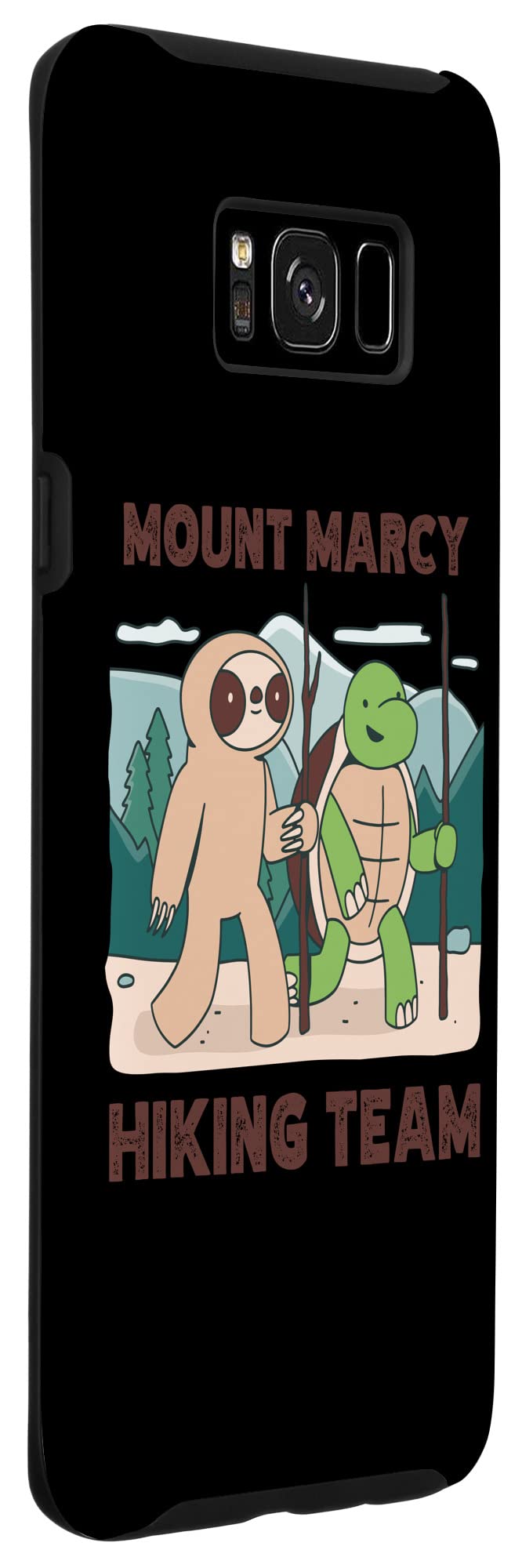 Galaxy S8+ Mount Marcy hiking team climbing expedition Camping sloth Case