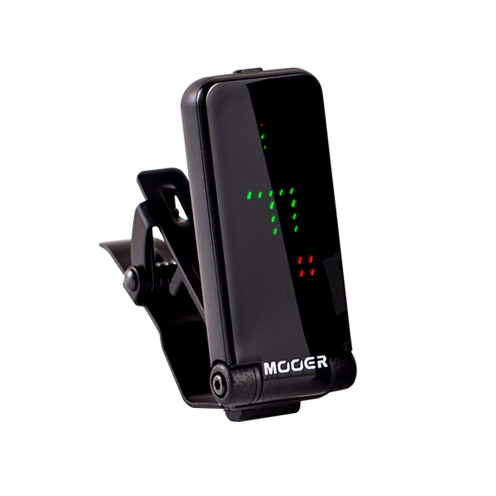 MOOER Groove Loop X2 Stereo Guitar Looper Drum Machine with Clip On Guitar Tuner and Cold Color Footswitch Topper
