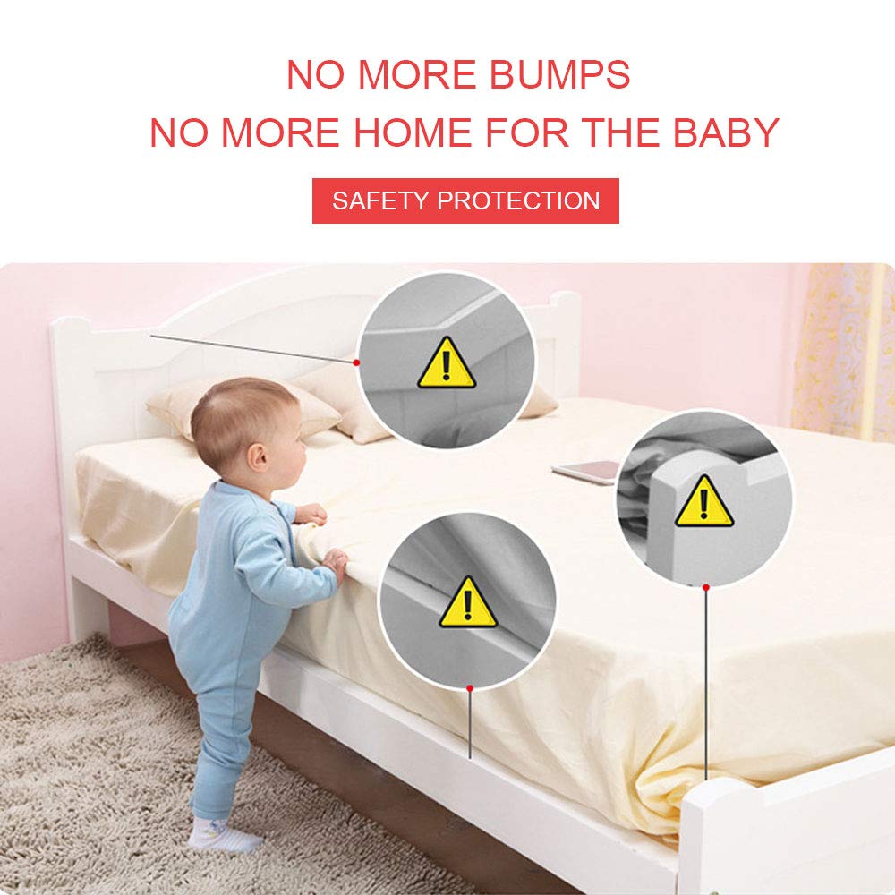 Edge Safety Corner Guards,Table Proofing Foam for Baby Safety, 16 ft Edge with 8 pcs Corner Cushions