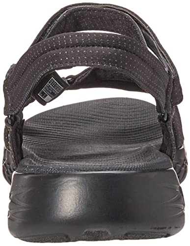 Skechers womens On-the-go 600 - Brilliancy Sport Sandal, Black, 10 US
