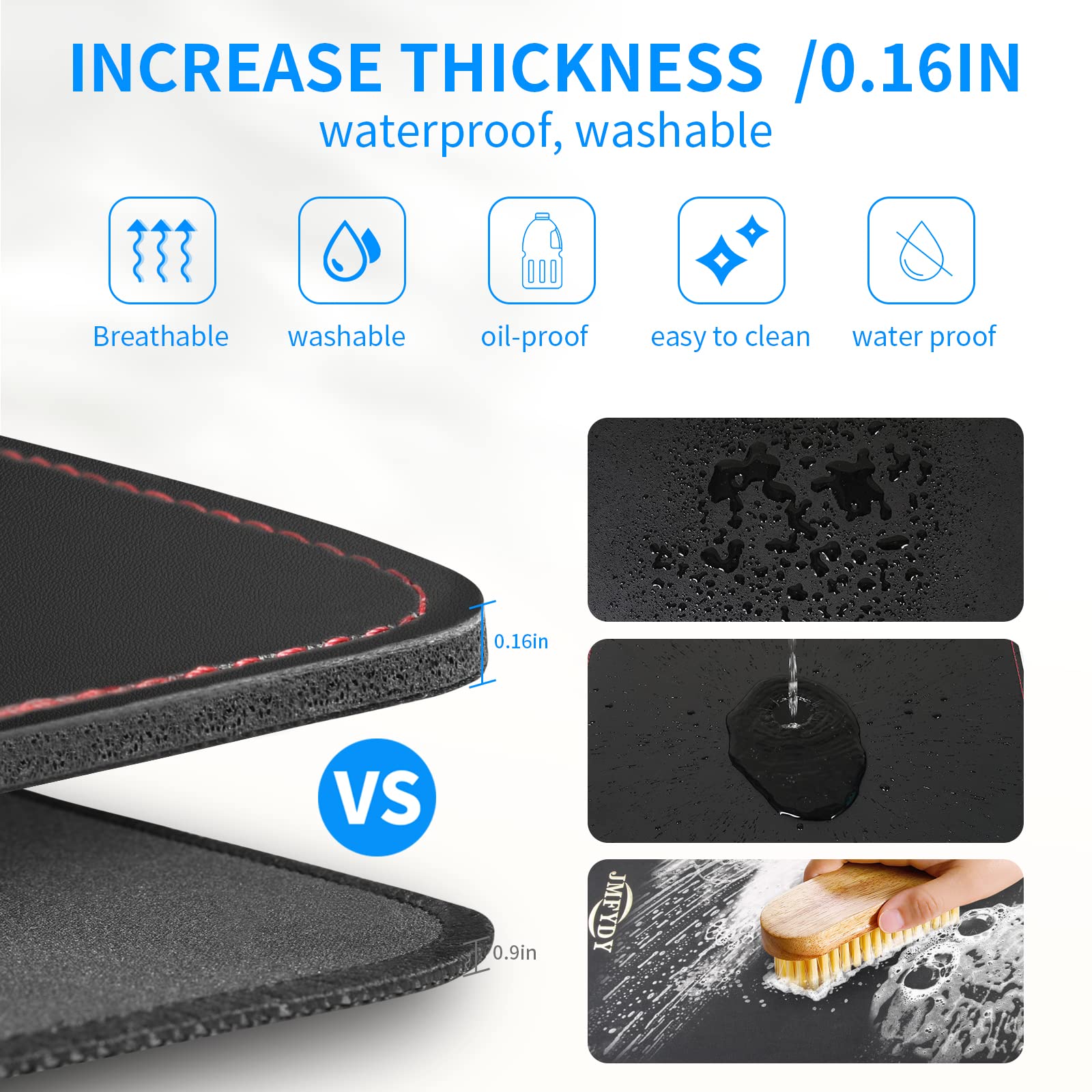 Kitchen Countertop Slider Mat,2 Pack Leather Sliding Coffee Mats for Kitchen Appliance, Heat Resistant Protector Mat Kitchen Slider Pads for Ninja Foodi Air Fryer,Coffee Maker, Blender (rose gold)