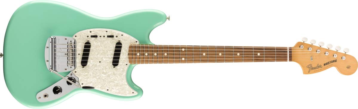 Fender Vintera '60s Mustang - Pau Ferro Fingerboard - Sea Foam Green, with 2-Year Warranty