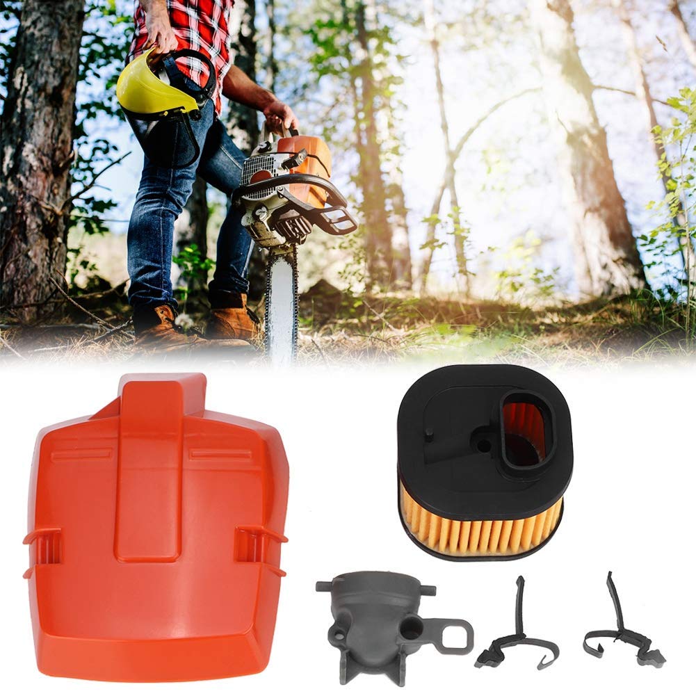 Fdit HD Air Filter Holder Ideal Replacement Fit for Husqvarna 372XP 362 371 365 Chainsaw Intake Adaptor