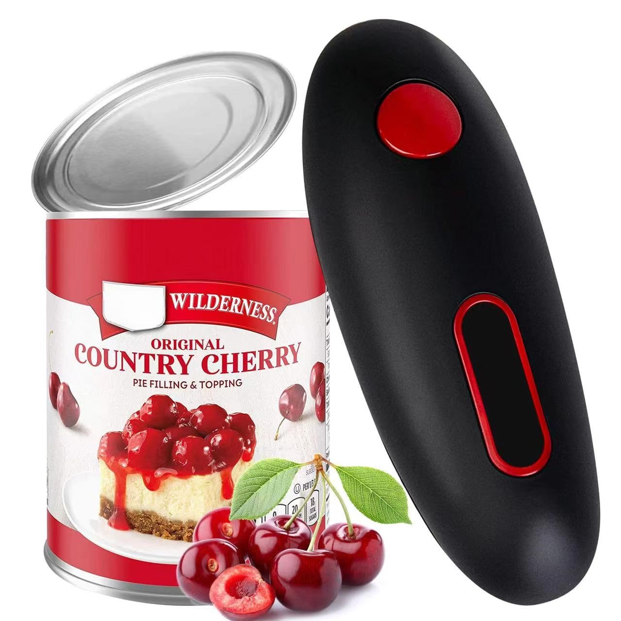 Electric Can Opener, No Sharp Edge Can Opene, One-Touch Electric Can Opener with Auto Shut,Best Kitchen Gadgets Electric Can Openers For Seniors With Arthritis
