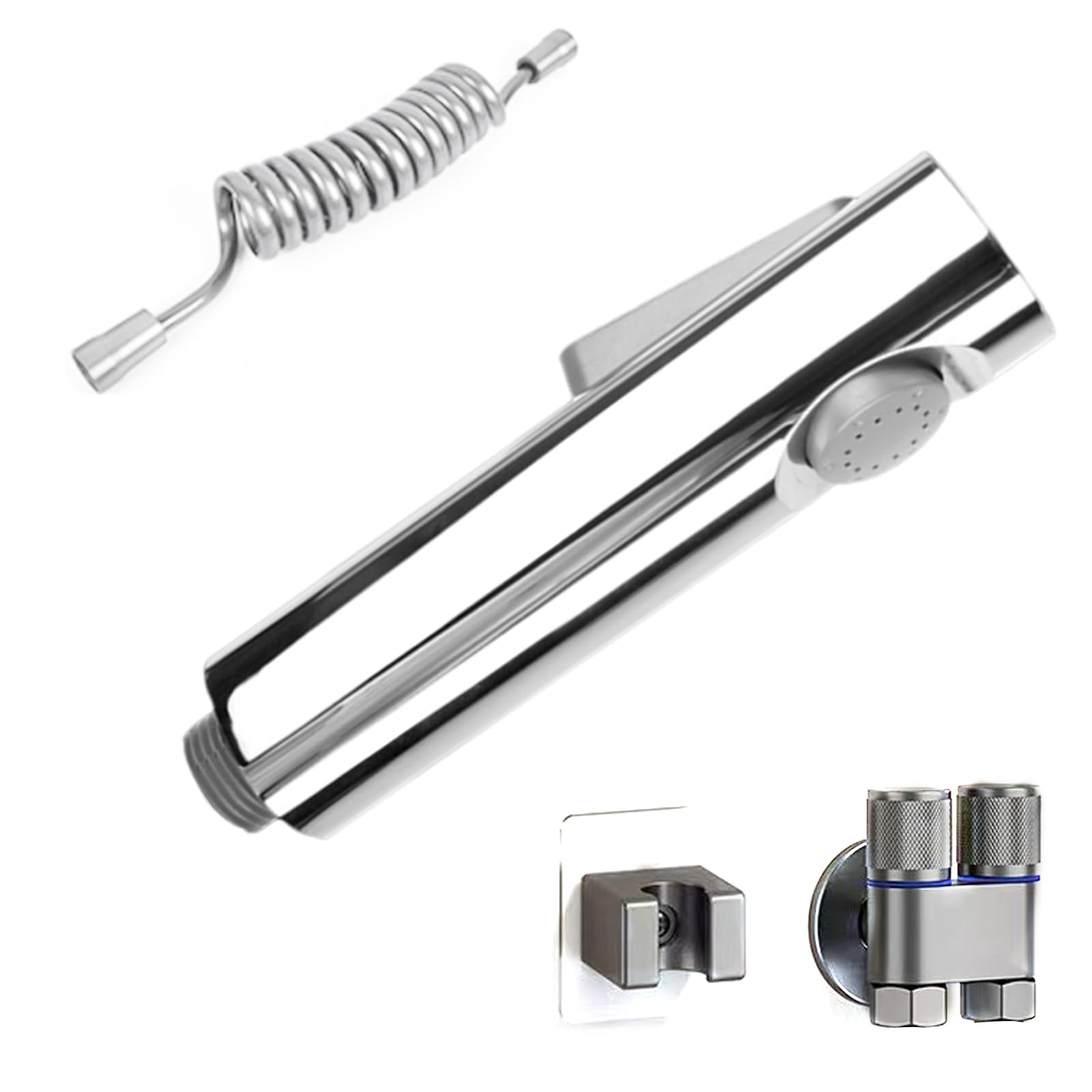 Portable Handheld Bidet Sprayer Set Bathroom Toilet Shower Diaper Sprayers For Bathroom Cleans Personally Hygienes