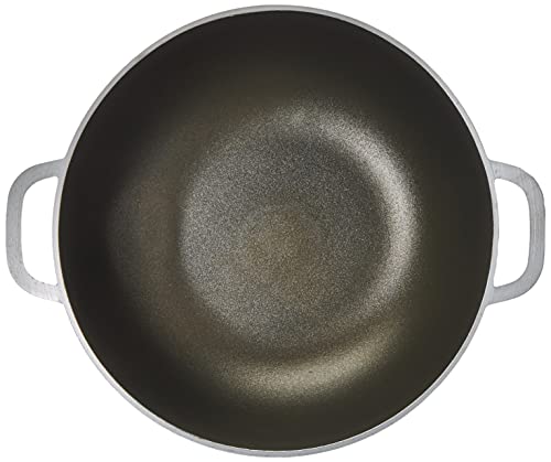 Iimusa IMUSA USA Hammered Basic Caldero 4.3-Quart, Gray