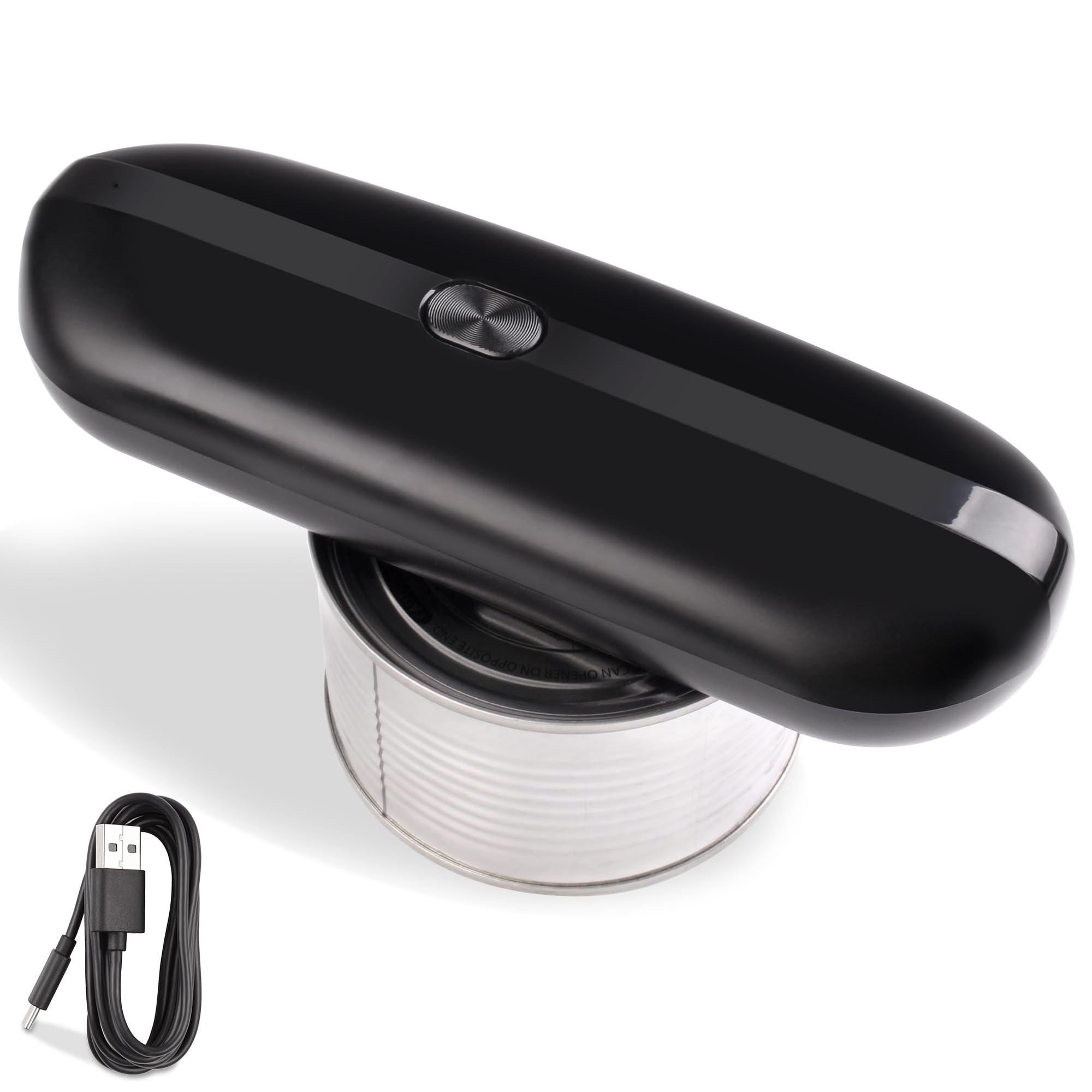 Electric Can Opener for Kitchen, Smooth Edge Automatic Rechargeable Can Openers, Easy Can Opener for Seniors with Arthritis Left Handed