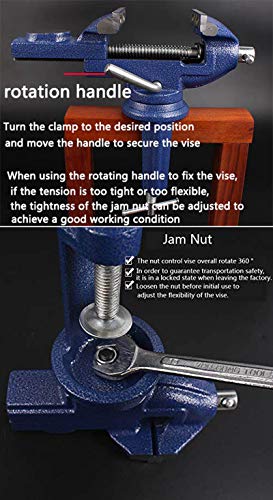 MYTEC Home Vise Clamp-On Vise，2.5"