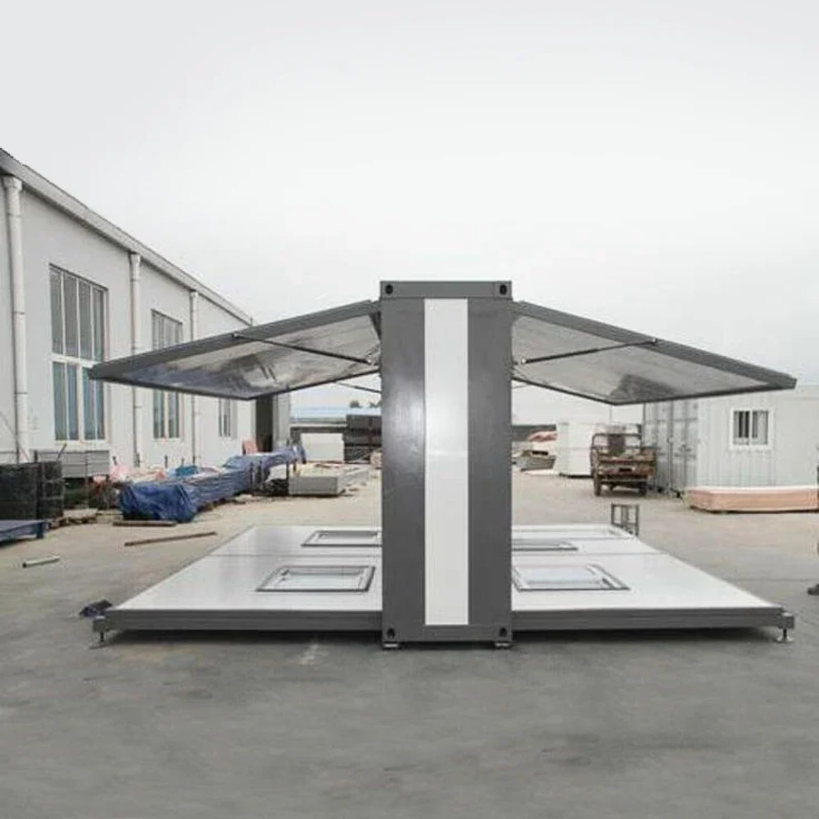 Portable House Steel Exterior Interior Effects Bedroom Bathroom 20ft 40ft Foldable Expandable Portable Container Modular House