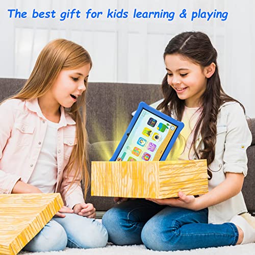 RUIQIAI Kids Tablet 10 inch with Case, Android 11 Tablet for Kids, 3GB+64GB, IPS Touch Screen, Parental Control, Dual Cameras, Wi-Fi,BT(Tablet with Pen)