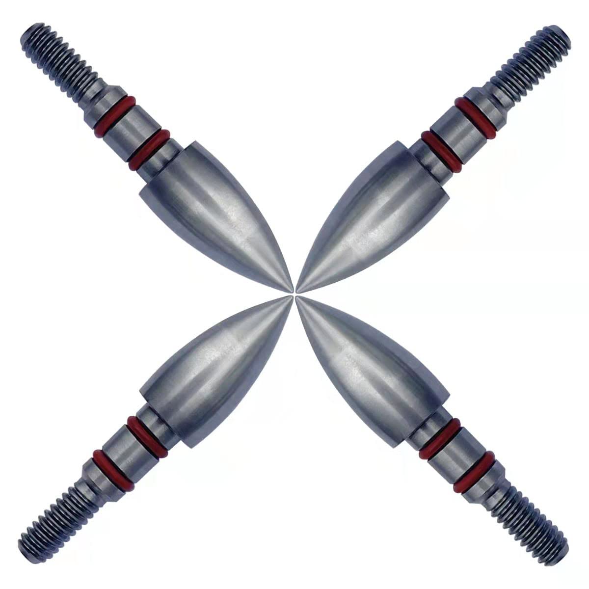 Field Points arrowheads 100/125/150/200 Grains Archery Stainless Steel Screw in Tips and Broadheads (1 Dozen 12 PCS)(5/16″100 Grains)