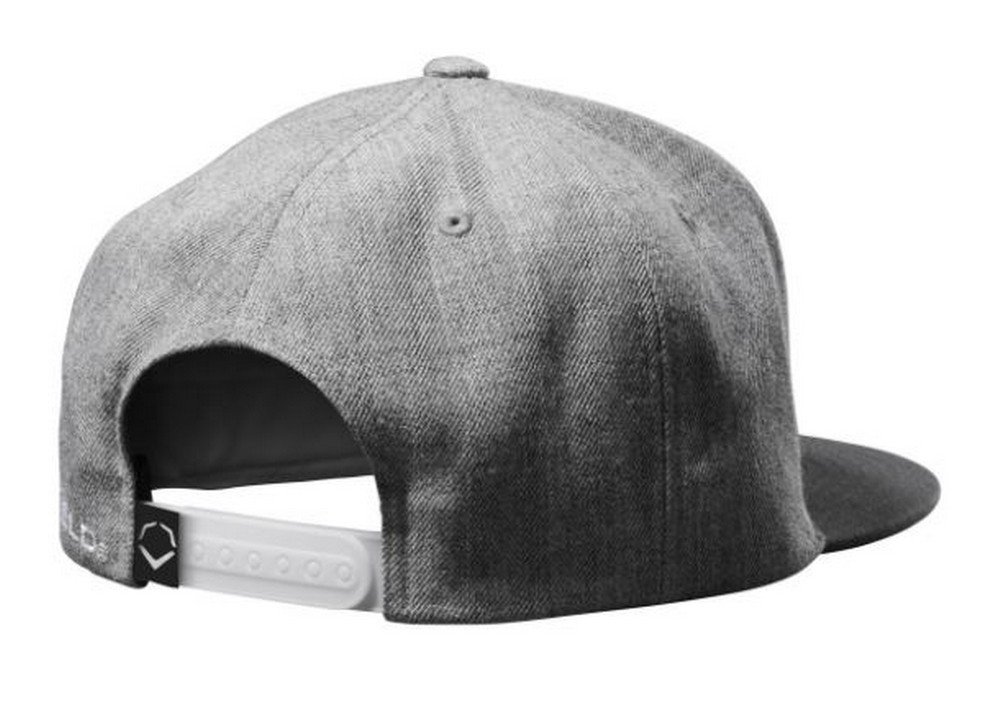 EvoShield Script Snapback Cap Charcoal One Size Fits Most