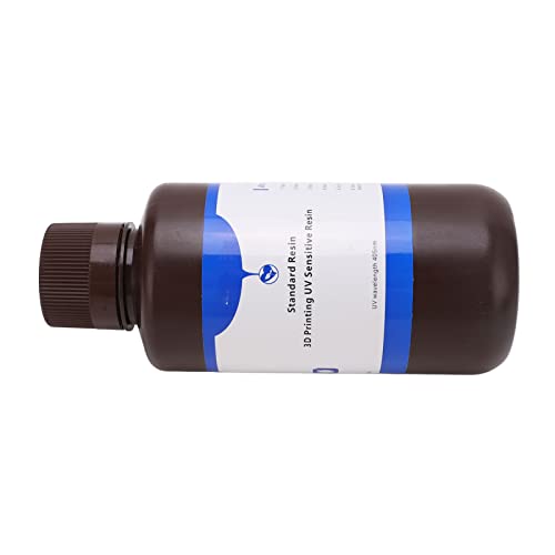 Photopolymer Resin, 3D Printer Resin High Toughness 405nm Wavelengh Quick Curing Better Effect 500g LCD DLP for Model(Clear Green)