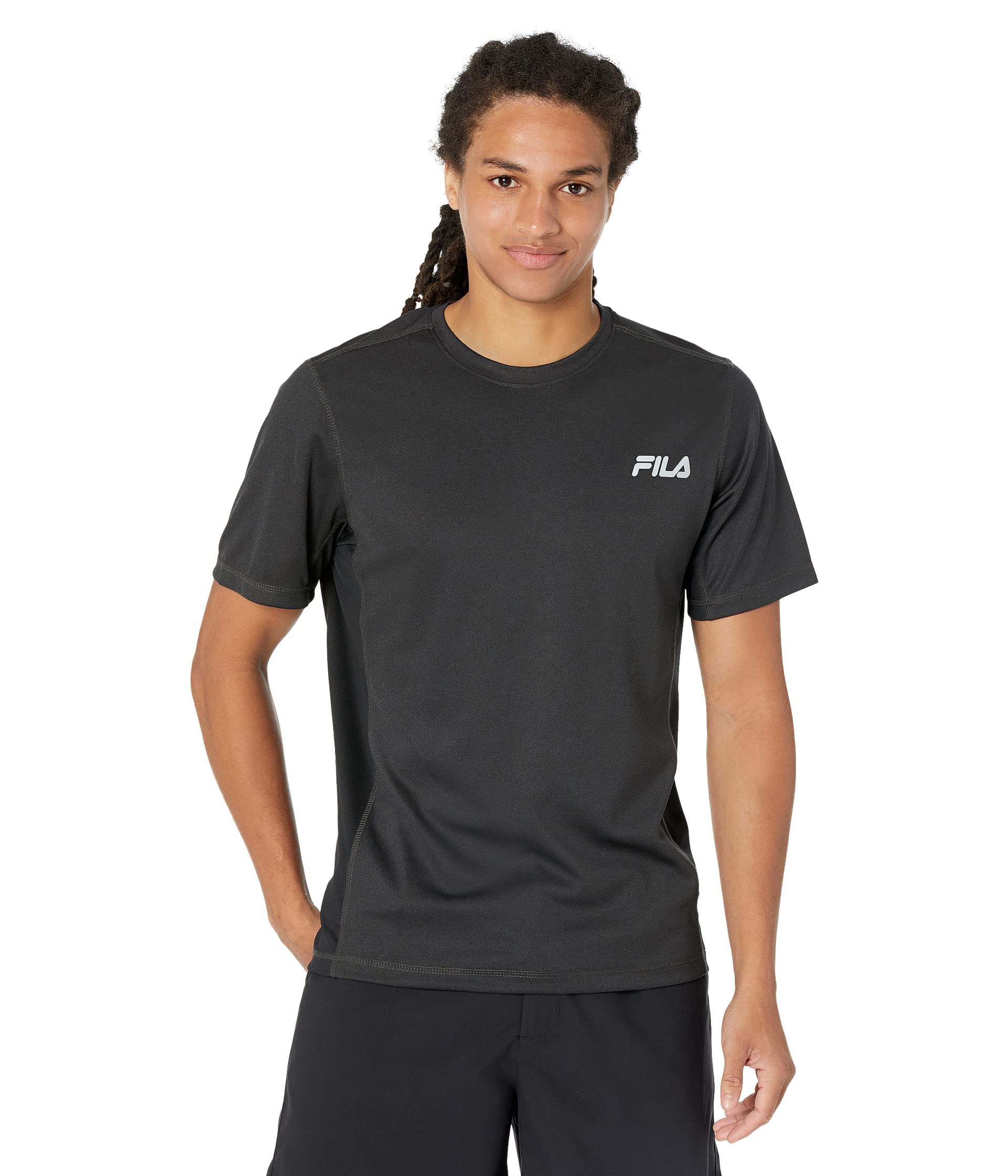 Fila Performance Tee Black Heather/Black LG