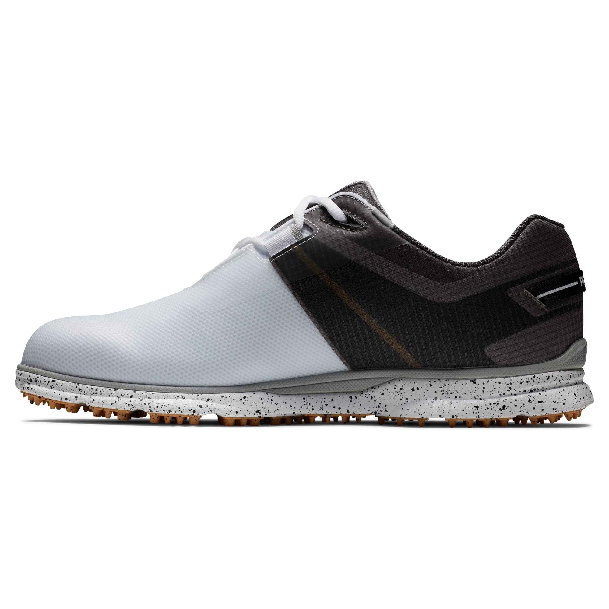 FootJoy Men's Pro|sl Sport Golf Shoe, White/Black/Gold, 9.5