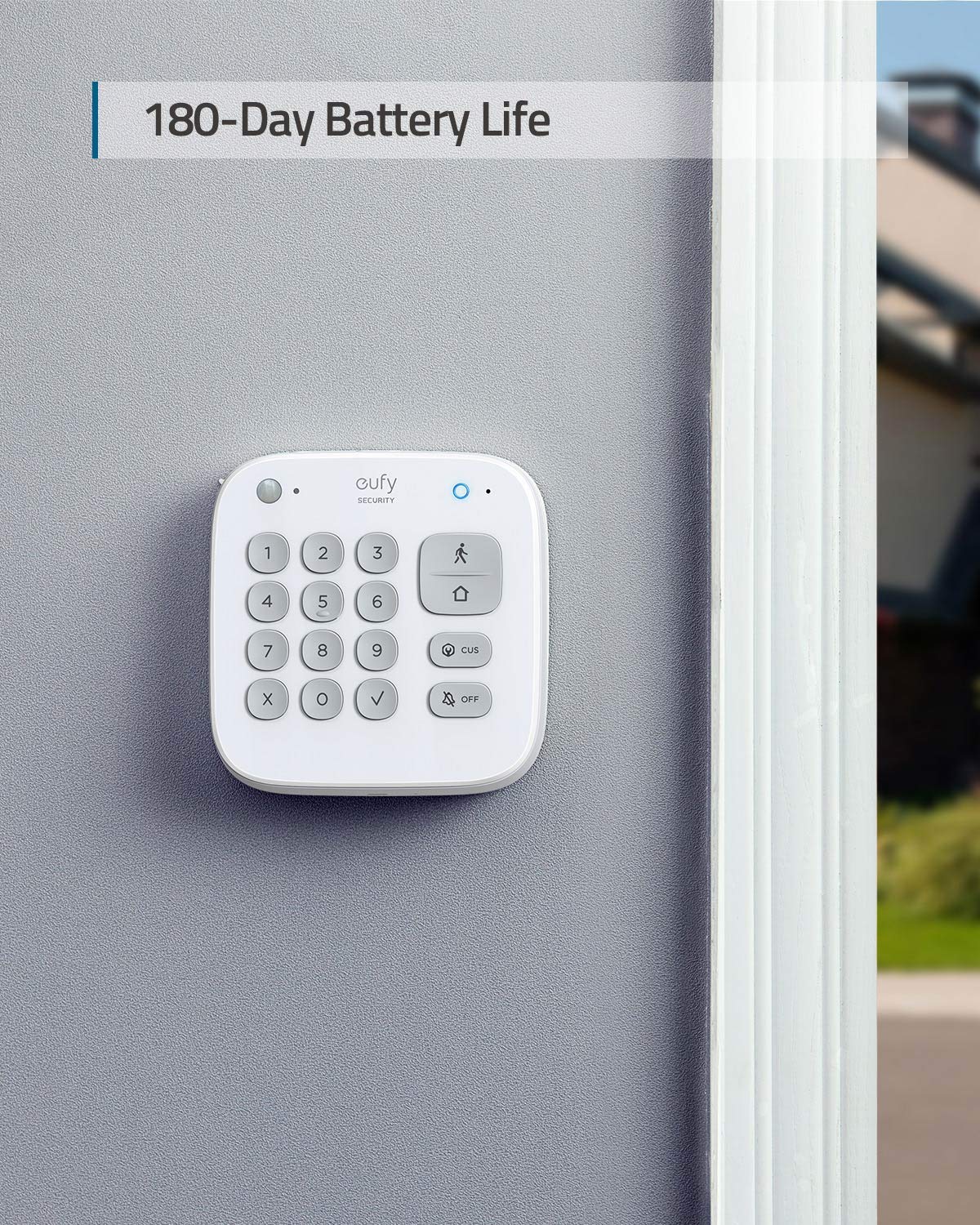 eufy Security Keypad, Home Security System, Home Alarm System, 180-Day Battery, Home & Away Security Modes, Link to eufyCam, eufy Video Doorbell, Optional 24/7 Protection Service