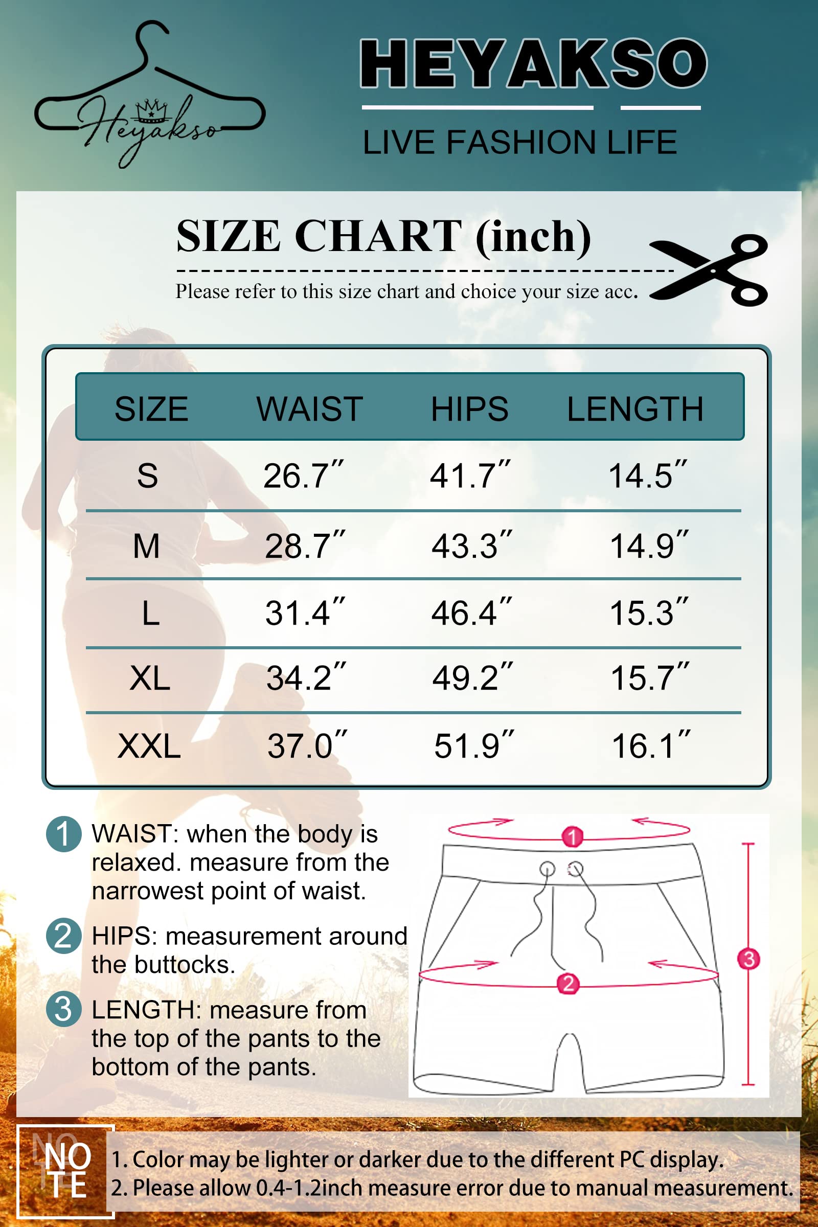 Heyakso Womens Sweat Shorts with Drawstrawing Casual Elastic High Waist Athletic Shorts A-white