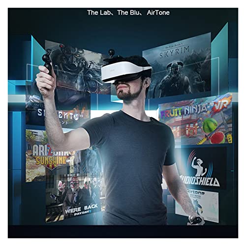 HXNINE VR Glasses for 9D VR Egg Chair Cinema Deepoon E3C Head Display WIith Nolo CV1 Motion Tracking Kit Gaming Combo 2560x1440p (Color : Deepoon E3-C)