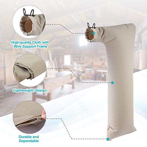 LANMU Table Saw Dust Collector Bag Compatible with Bosch/Dewalt/Ryobi/Craftsman/RIGID/Delta/Porter Cable/Makita/Metabo/Kobalt/Skilsaw 10" Tablesaws with 2.5" Dust Port