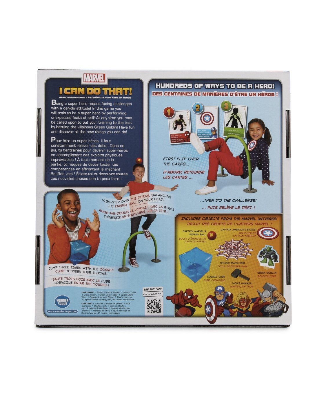 Wonder Forge Marvel I Can Do That! Game - Exciting Superhero Activity Game | Engaging Family Fun | Promotes Physical, Social and Creative Skills