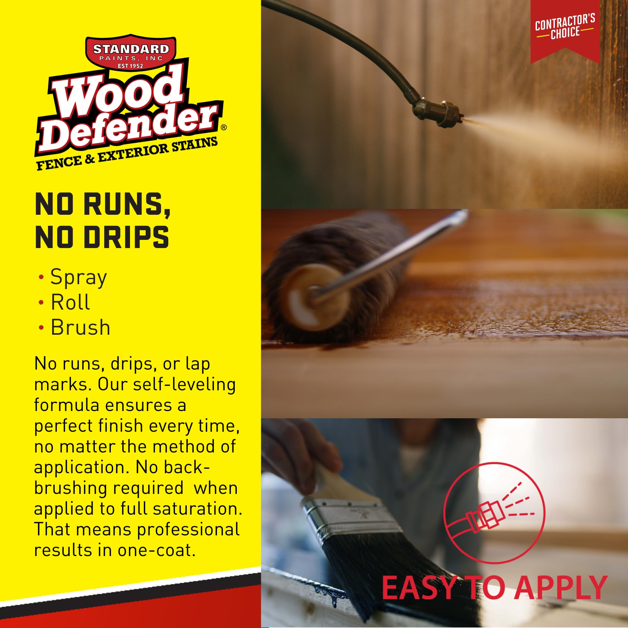 Wood Defender Transparent Fence Stain Clear Glow 5-Gallon