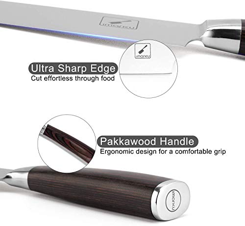 imarku Chef Knife 8 inch, High-Carbon Stainless Steel Pro Kitchen Knife with Ergonomic Handle and Gift Box, Chef's Knives for Professional Use, Gifts for Women Men