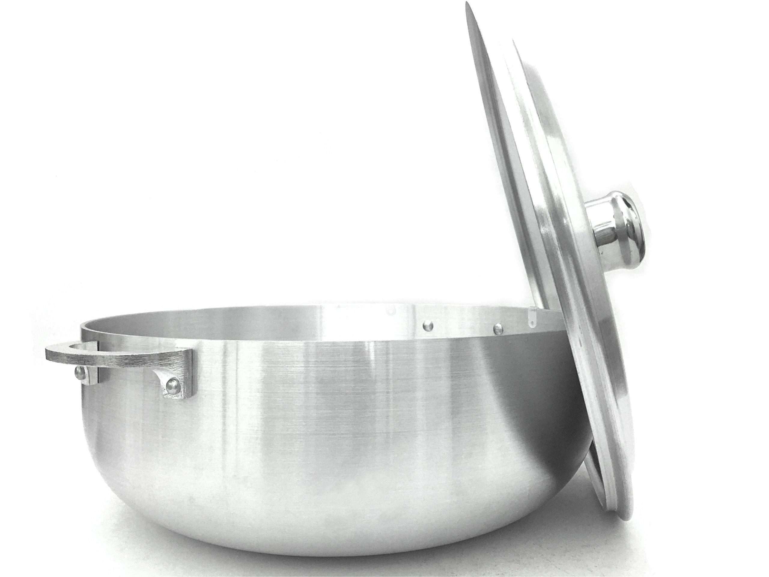 Uniware Super Quality Aluminum Caldero/ Stock Pot with Aluminum lid, Thickness 3mm (13 Quart)