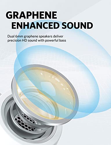 EarFun Wireless Earbuds, [2020 CES Award] Free Bluetooth 5.0 Earbuds with Wireless Charging Case, USB-C Quick Charge, IPX7 Waterproof in-Ear Wireless Headphones, Deep Bass, 30H Playtime